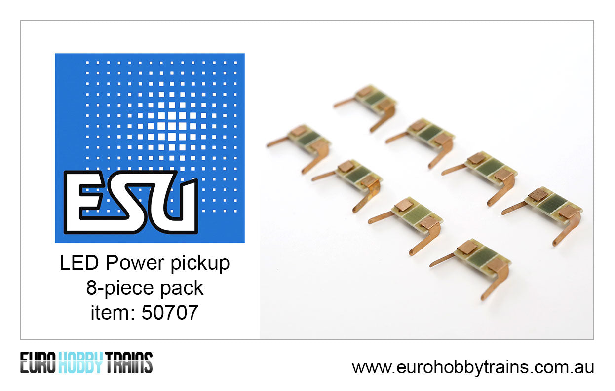 ESU - LED power pickup 8pack item 50707 – EURO HOBBY TRAINS